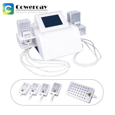China 300mW Cellulite Reduction Lipolaser Slimming Machine 168 Diode Dual Wavelength 660nm 980nm for sale