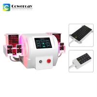 China 6D 635nm 980nm Lipo Diode Laser Body Slimming Machine 12 Pads 528 Diodes for sale
