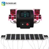 China 6D 635nm 980nm Lipo Diode Laser Body Slimming Machine 12 Pads 528 Diodes for sale