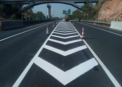 China Thermoplastic 25% Glass Beads Hot Melt White Road Marking Paint for sale