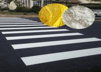 China Thermoplastic 25% Glass Beads Hot Melt White Road Marking Paint for sale