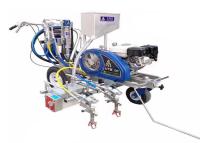 China Double Spray Cold Paint Road Marking Machine for sale