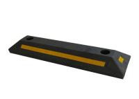 China Parking Lot Rubber 540mm Plastic Car Wheel Stopper for sale