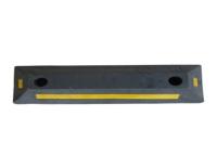 China Parking Lot Rubber 540mm Plastic Car Wheel Stopper for sale