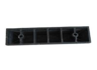 China Parking Lot Rubber 540mm Plastic Car Wheel Stopper for sale