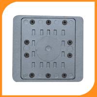 China Highway Aluminum Base 6 LED Light Flash Solar Road Stud Without Foot for sale
