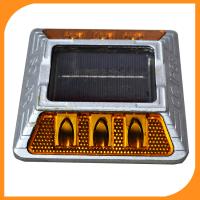 China Highway Aluminum Base 6 LED Light Flash Solar Road Stud Without Foot for sale