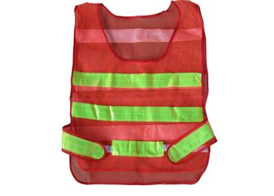 China Reflective Vest Three Lines Strips Traffic Safety Equipment for sale