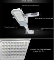 China 30W LED Outdoor Garden Panel White Solar Street Lamp for sale