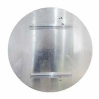 China White Arrow Round Aluminum Indication Board Danger Traffic Signs for sale