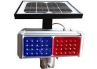 China 5W Panel Traffic Warning Powered Solar Flash Lights for sale