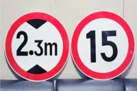 China Aluminum Board Ban Traffic Sign for sale