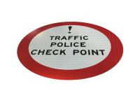 China Aluminium Triangle Reflective Film Danger Traffic Signs for sale