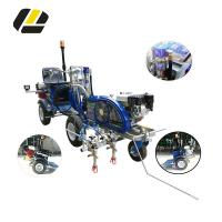 China Glass Beads Dispenser 5.5HP Honda Engine Road Painting Machine for sale