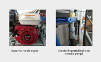 China Blue Airless Hydraulic Motor Road Line Marking Machine for sale