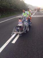 China Traffic Acrylic Pneumatic Road Marking Spray Paint Machine for sale