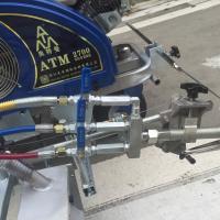 China Traffic Acrylic Pneumatic Road Marking Spray Paint Machine for sale