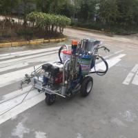 China Traffic Acrylic Pneumatic Road Marking Spray Paint Machine for sale