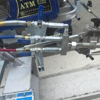 China Traffic Acrylic Pneumatic Road Marking Spray Paint Machine for sale