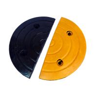 China Turkey Yellow Black Plastic Recycled Road Speed Bump for sale