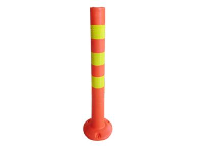China Flexible EVA Orange 750mm Traffic Warning Post for sale