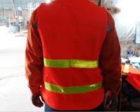 China Reflective Vest 3 Stripes Yellow Tape Traffic Safety Equipment for sale
