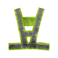 China Neon Fluorescent Yellow Durable Reflective Vest Traffic Safety Equipment for sale