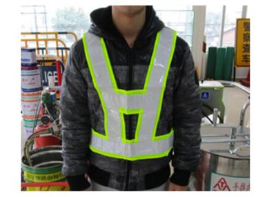 China Neon Fluorescent Yellow Durable Reflective Vest Traffic Safety Equipment for sale