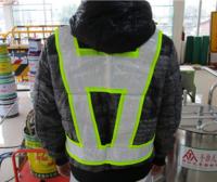 China Neon Fluorescent Yellow Durable Reflective Vest Traffic Safety Equipment for sale