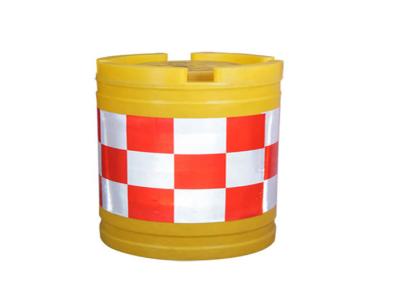 China Rotational Molding PE Warning Drum Water Filled Traffic Barriers for sale