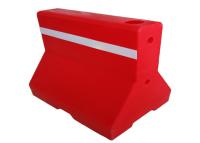 China Water Filled Highway Plastic Barrier Herringbone Traffic Safety Equipment for sale