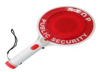 China Rechagreable PE Plastic Public Security Stop Flashing LED Light for sale