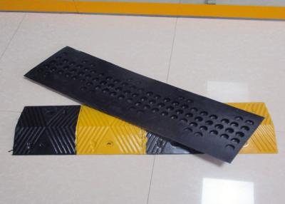 China 50mm Height Yellow And Black Road Speed Bumps for sale