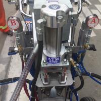 China Double Pump Liquid Coating Road Marking Spray Paint Machine for sale
