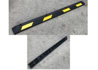 China 1650mm 2000mm Reclyed Garage Rubber Car Wheel Stopper for sale