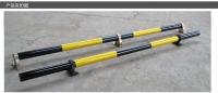 China Parking Lot Removable Circle Tube Black Car Wheel Stopper for sale