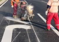 China Asphalt Cement Reflective Glass Beads Road Marking Paint for sale