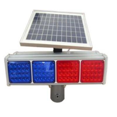 China IP65 Aluminum 5W 8Ah Solar Flash Lights Construction Warning for sale