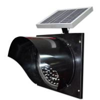 China 300mm LED 8W Solar Traffic Signal Yellow Blinker Light for sale