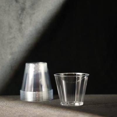 China 5OZ Transparent Color PS Plastic Disposable Cup FDA SGS Approved For Juice Drink for sale