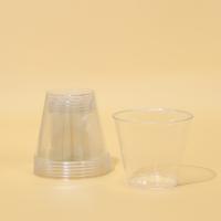 China 5OZ Transparent Color PS Plastic Disposable Cup FDA SGS Approved For Juice Drink for sale