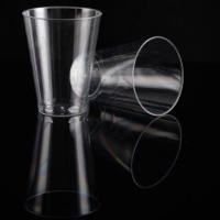 China Custom Logo 7OZ PS Plastic Drinking Cup Clear Disposable Party Cups For Beverage for sale