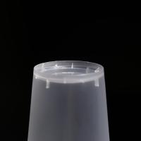 China Customizable 600ml Clear Plastic Disposable Cups Round PP Boba Tea Cups for sale