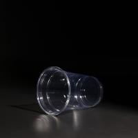 China 12oz Disposable Plastic Drinking Cup PET Tumblers For Cold Beverages Coffee Boba Tea for sale