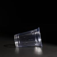 China Customizable Clear Plastic Drinking Cup , Disposable PET Cup With Lid For Boba Tea for sale