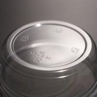 China Clear Color Flat Lid PET Plastic Disposable Cup Custom Logo For Juice And Boba Tea for sale