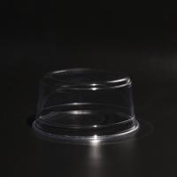 China 12oz Disposable Plastic Drinking Cup Salad Bowl Convenient Eco Friendly With Flat Lid for sale