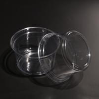 China Convenient PET Plastic Disposable Cup 12oz Capacity Clear Bowl with Lid for sale