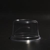 China Flat / Dome Lid Disposable Plastic Drinking Cup 90mm Bottom Diameter 12oz Capicity for sale