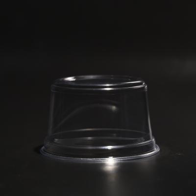 China Flat / Dome Lid Disposable Plastic Drinking Cup 90mm Bottom Diameter 12oz Capicity for sale